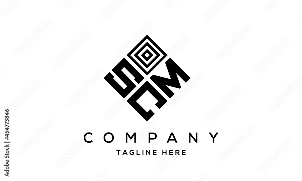 SMC square three latter logo vector Stock Vector | Adobe Stock