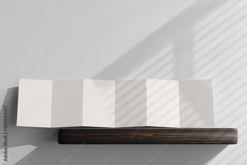 A4 Size Six Fold Brochure Stock Photo | Adobe Stock