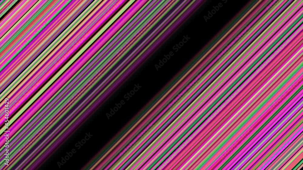 Mirrored diagonal stripes coming from the black space and spreading ...