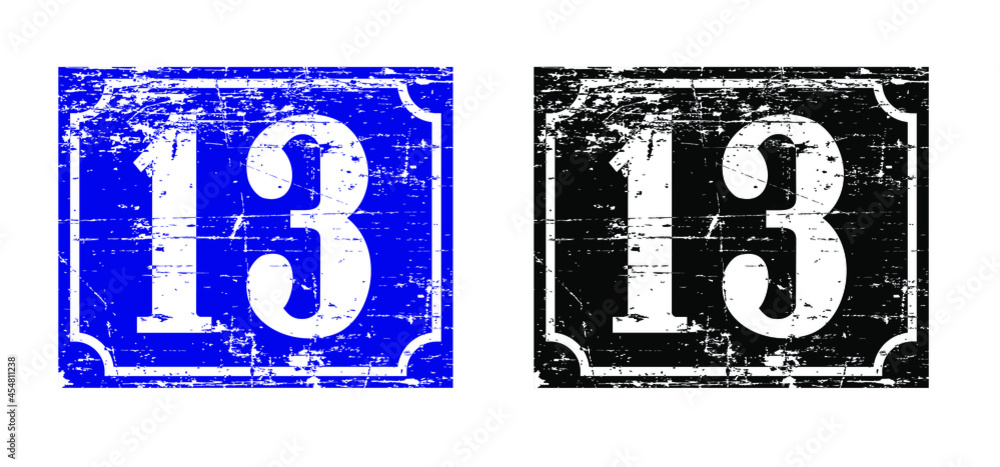 Friday 13 icon. Thirteen lucky number or unlucky number, friday 13th ...