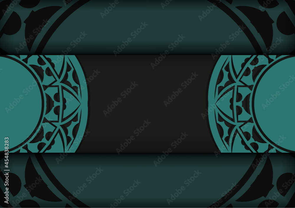 Preparing an invitation with a place for your text and abstract ...