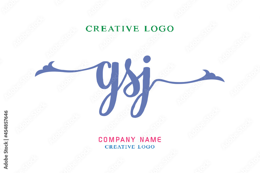 GSJ lettering logo is simple, easy to understand and authoritative ...