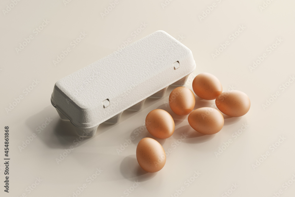 Egg Carton Stock Illustration | Adobe Stock