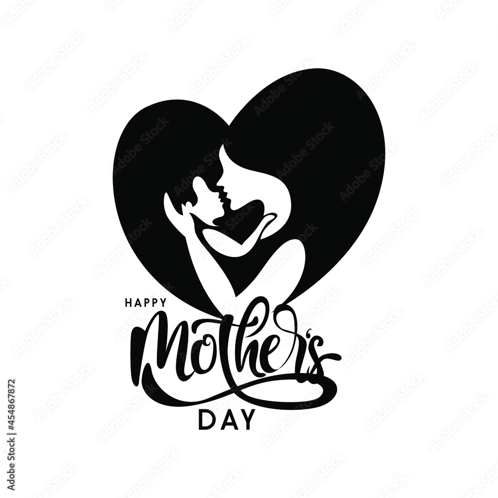 Mother And Child Silhouette Photography