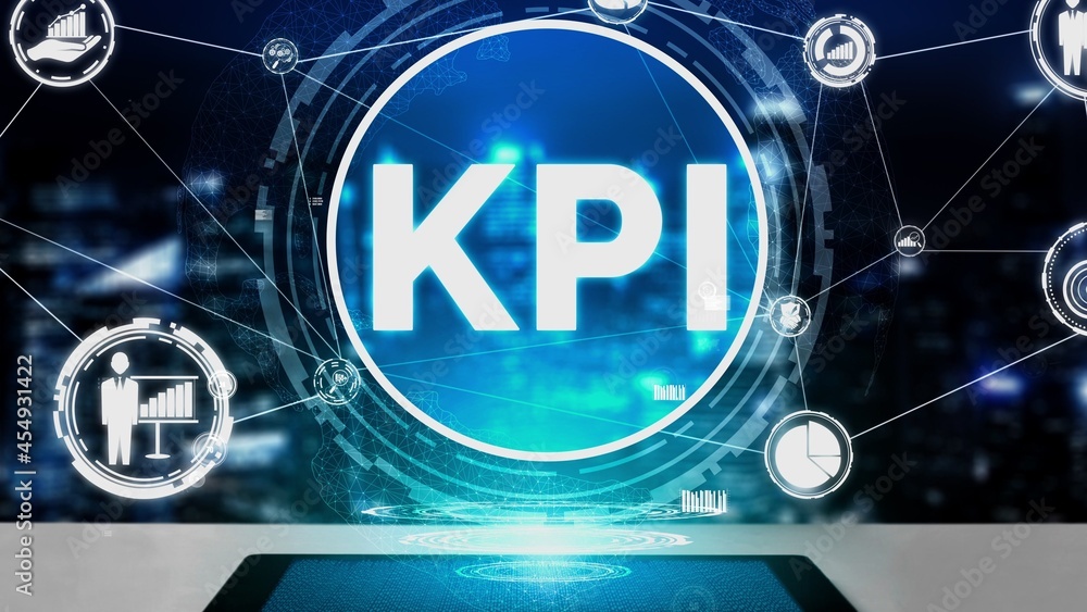 KPI Key Performance Indicator for Business conceptual - Modern graphic ...