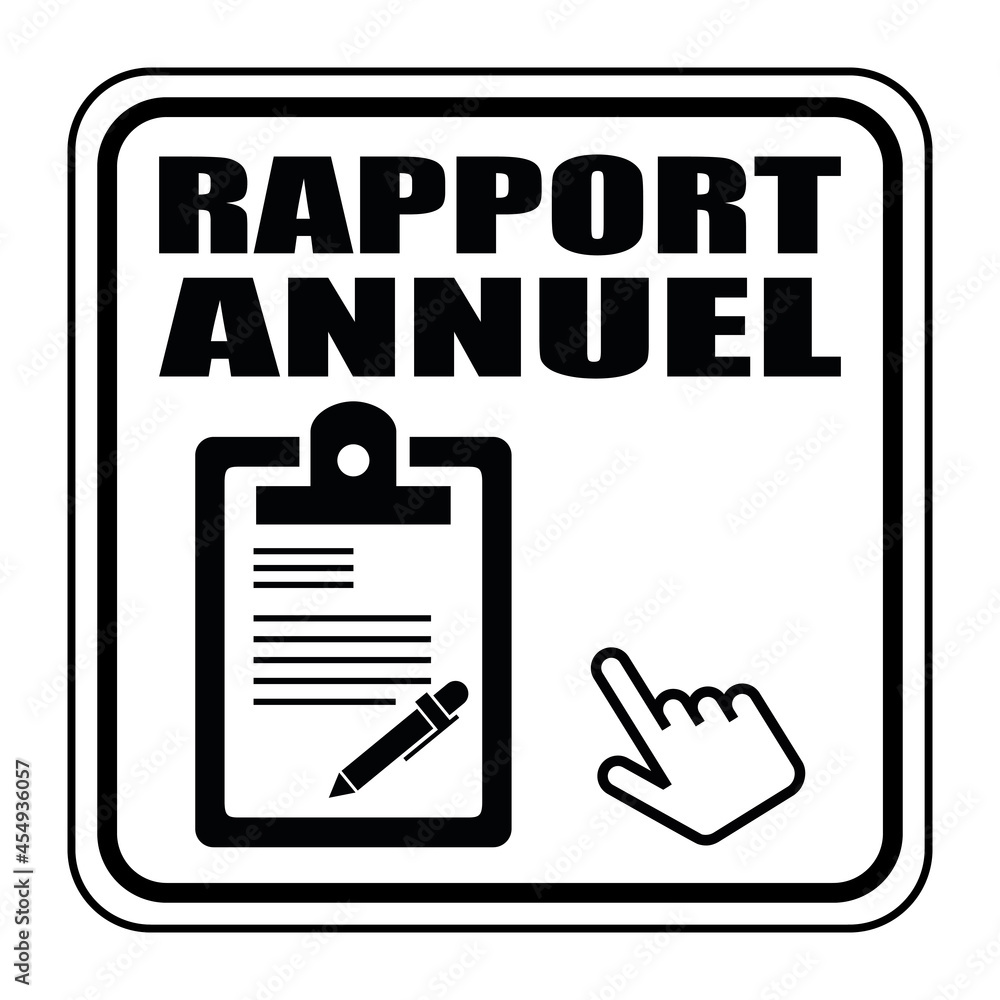 Logo rapport annuel. Stock Vector | Adobe Stock