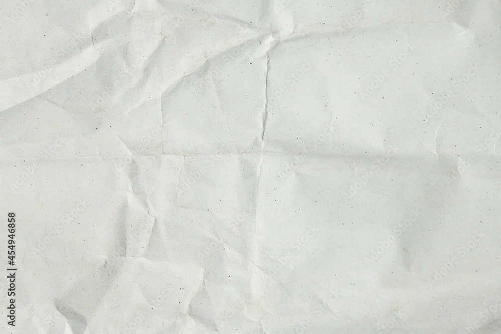 Texture of white crumpled wrapping paper. Stock Photo | Adobe Stock