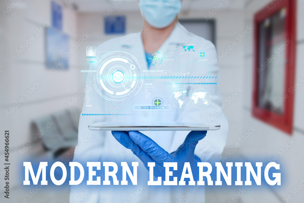 Conceptual display Modern Learning. Internet Concept flexible and agile ...