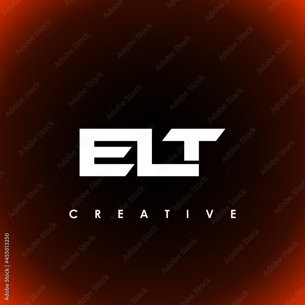 ELT Letter Initial Logo Design Template Vector Illustration Stock ...