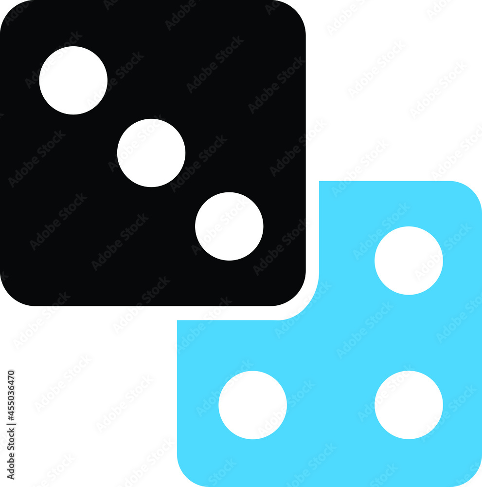 ludo icon Stock Vector | Adobe Stock