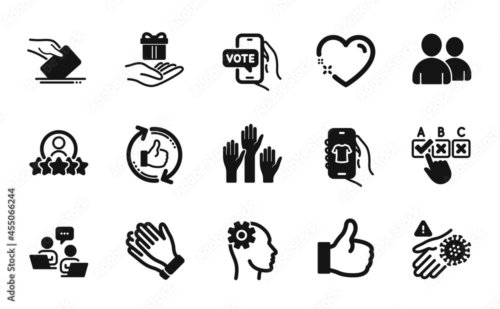 Vector set of Loyalty program, Users and Engineering icons simple set ...