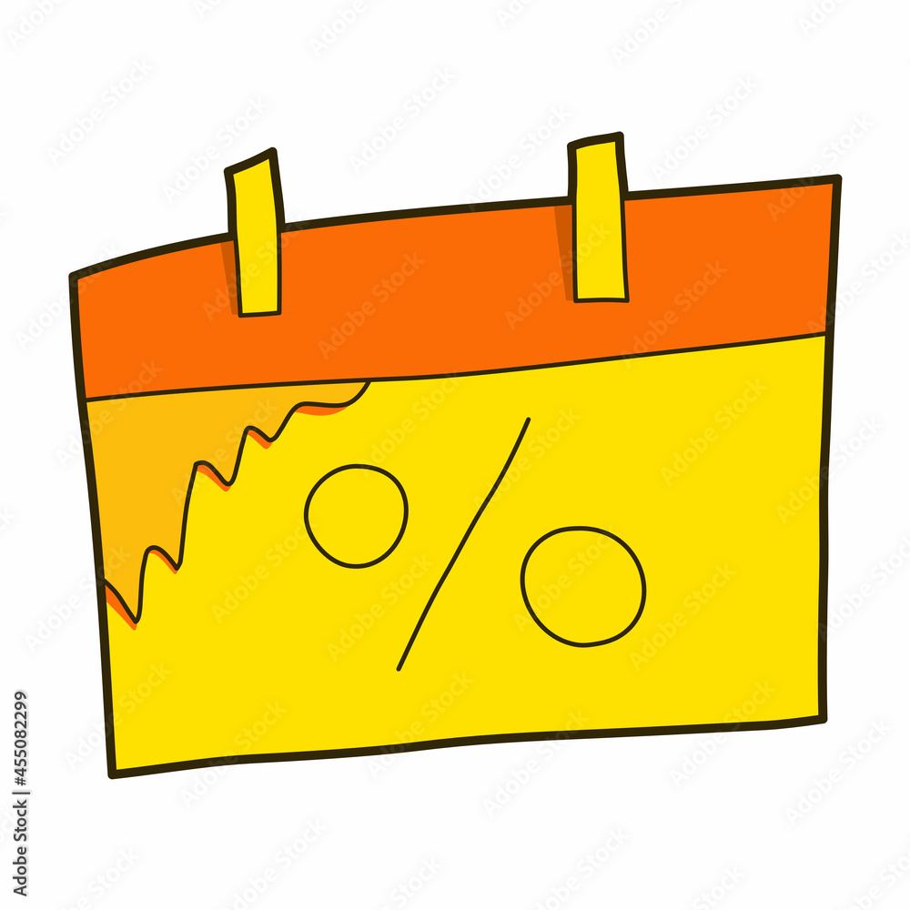 shopping schedule calendar vector illustration icon design template ...