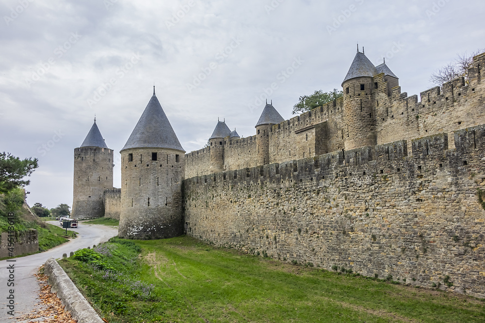 Medieval citadel at Carcassonne - huge and completely over-the-top ...