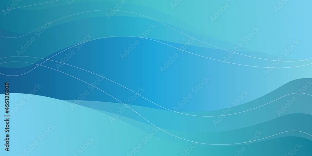 abstract blue wave background landing page. poster. flyer. cover ...