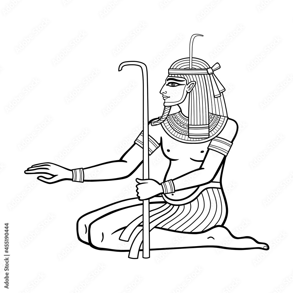 Hapi Egyptian God Of The Nile River