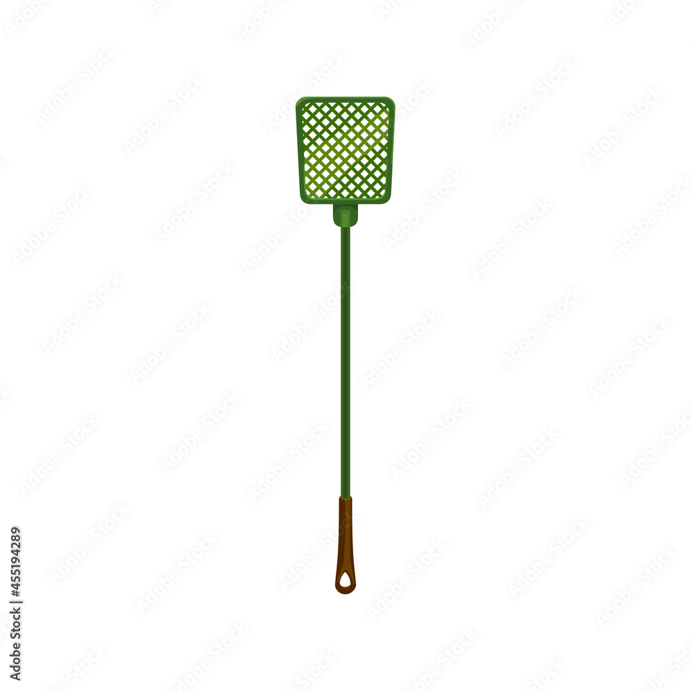 Flyswatter icon, insects pest control, fly-swat or mosquito and flies ...