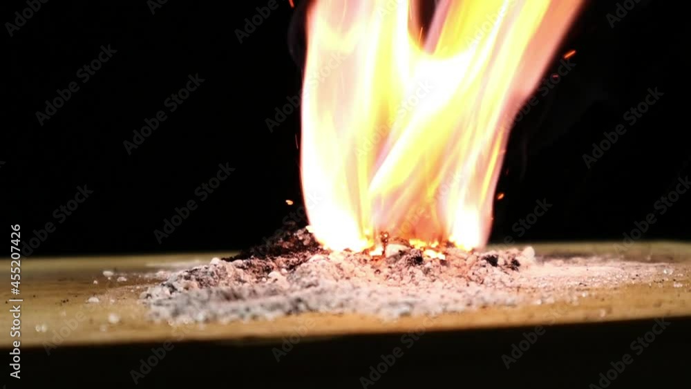 Experiment Using Potassium Permanganate Kmno4 And Sugar Potassium