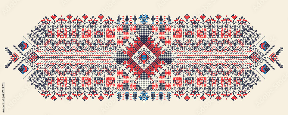 Tatreez decorative symbol 5 Stock Vector | Adobe Stock