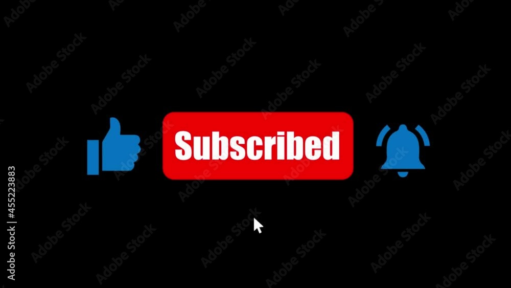 Like, Subscribe And Press The Bell Icon. Youtube Subscribe. Stock ビデオ ...
