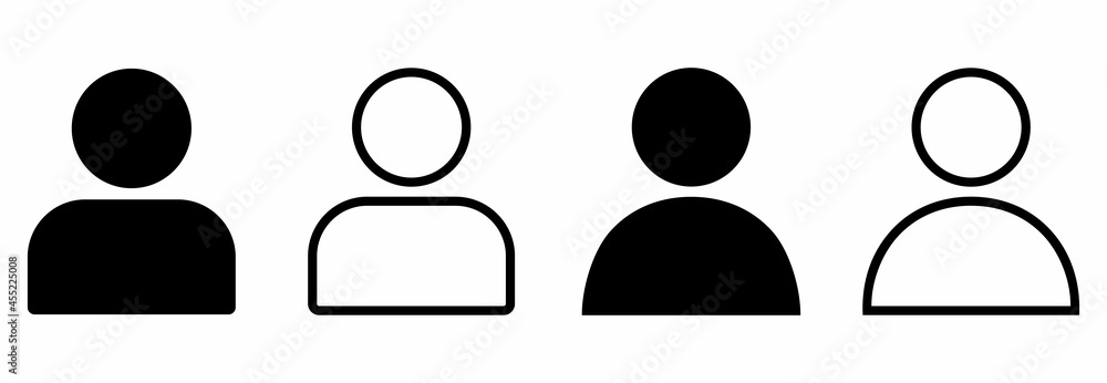 profile icon, user icon, people icon vector symbol Stock Vector | Adobe ...