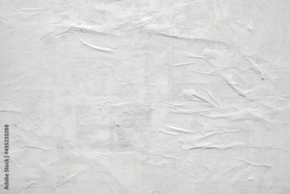 Blank white torn paper poster texture background Stock Photo | Adobe Stock