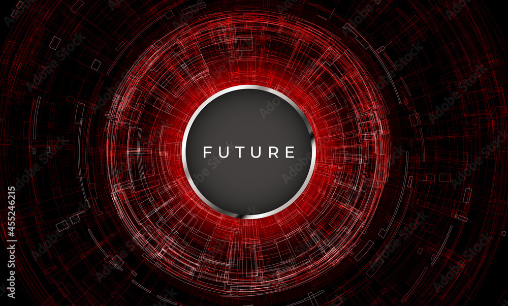 Future - Background Abstract design circuit elements technology ...