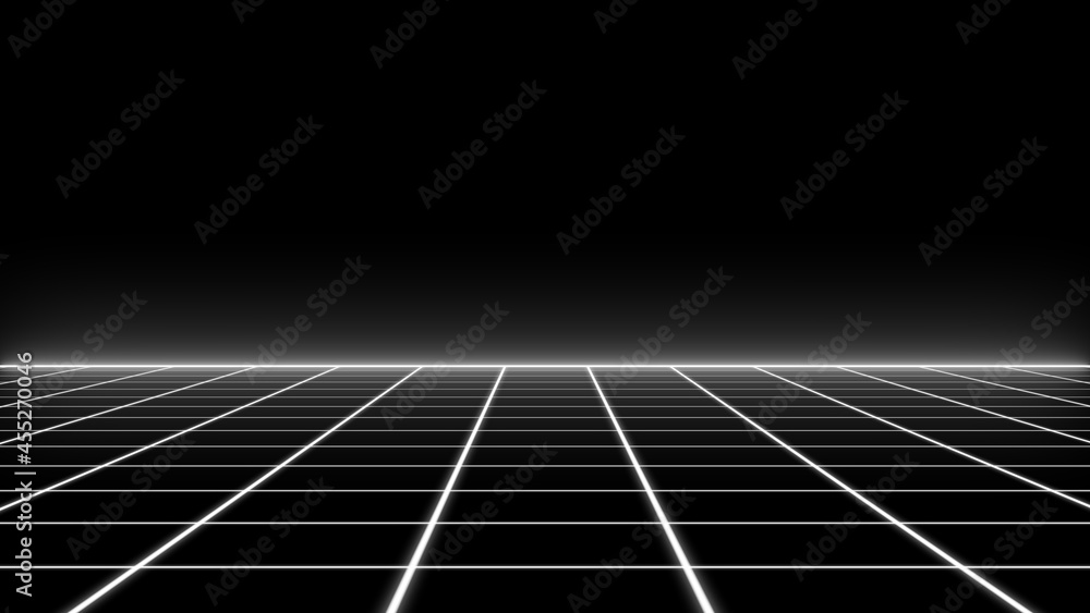Abstract sci-fi grid or wireframe net footage. Hight technology. Space ...