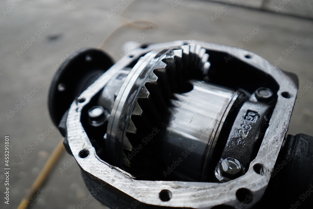Race car's differential Stock Photo | Adobe Stock