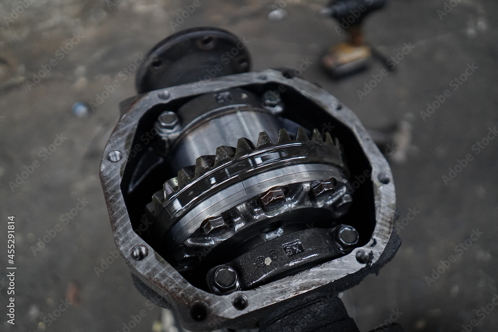 Race car's differential Stock Photo | Adobe Stock
