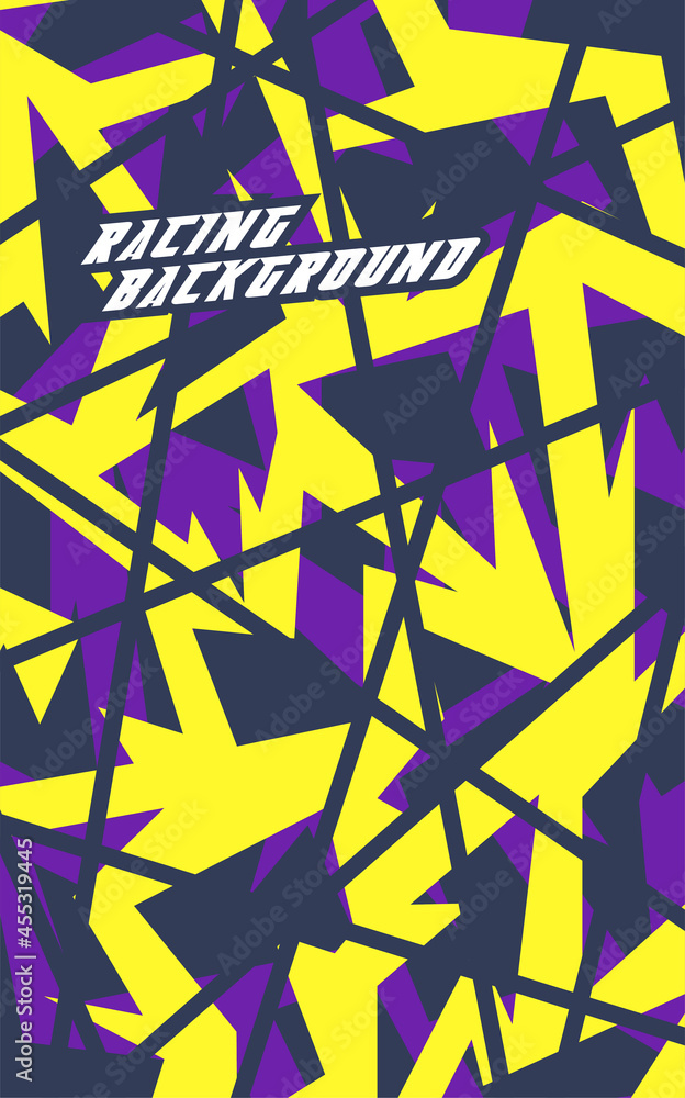 Abstract geometric backgrounds for sports and games. Abstract racing ...