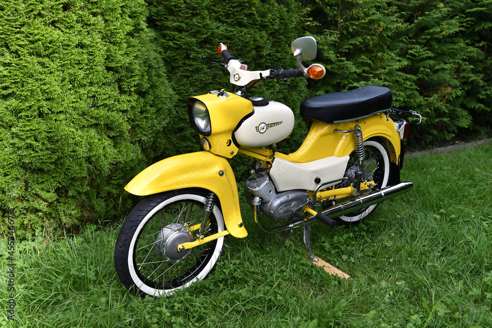 Moped Star aus der DDR Stock Photo | Adobe Stock