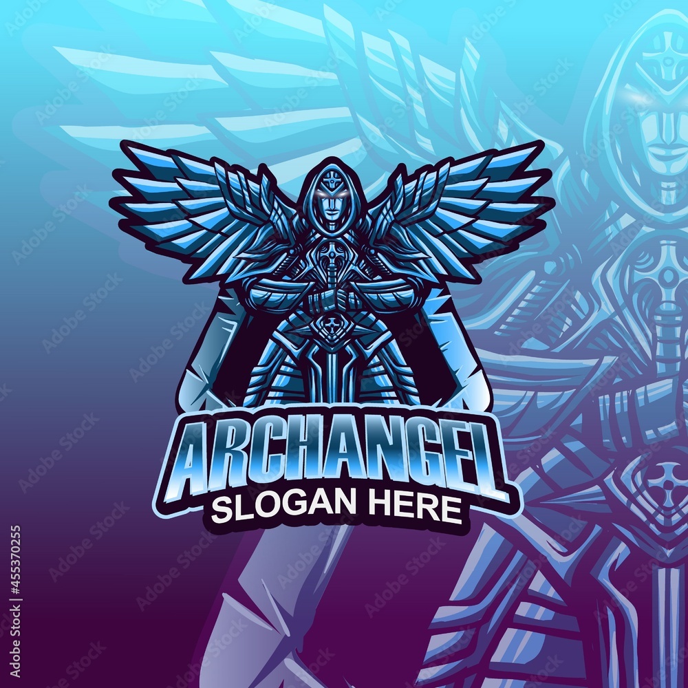 archangel cross vector illustration Stock Vector | Adobe Stock
