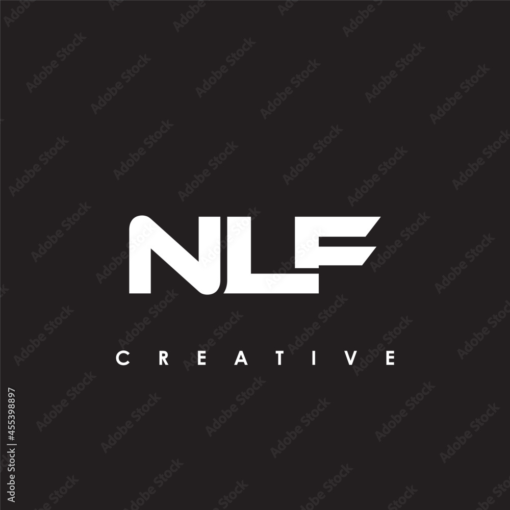 NLF Letter Initial Logo Design Template Vector Illustration Stock ...