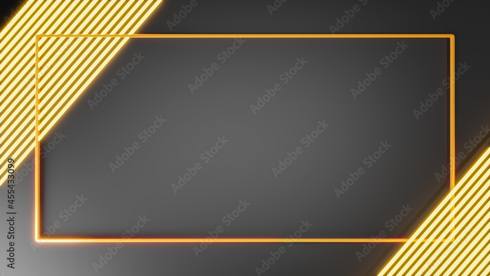 Abstract and Illustration of black box or cube background,light and ...