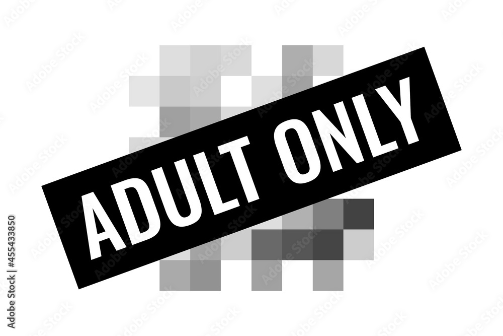 Censored pixel sign flat style design vector illustration concept ...