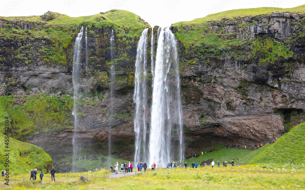 Seljalandsfoss is one of the best known waterfalls in Iceland. The ...