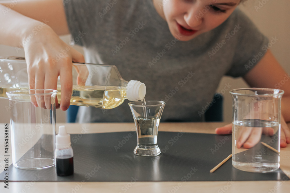 Lava Lamp Science Experiment With Water Food Coloring Oil And lava-lamp-science-experiment-with-water-food-coloring-oil-and