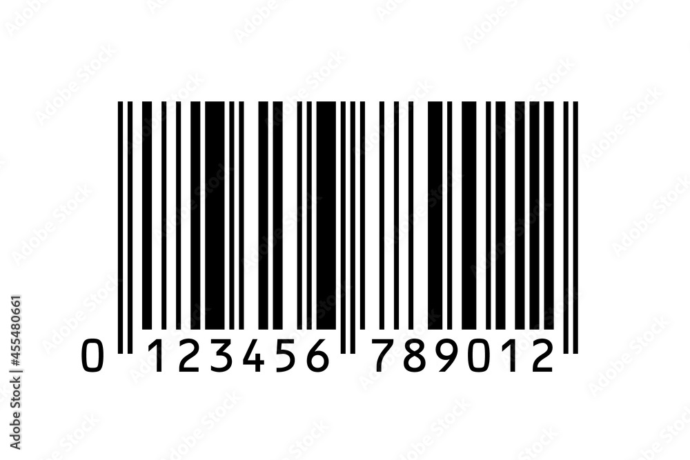 EAN 13 Barcode Isolated On White Background Vector Stock Vector EAN 13 Barcode Isolated On White Background Vector Stock Vector