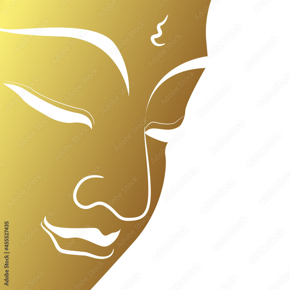 Buddha Face Vector