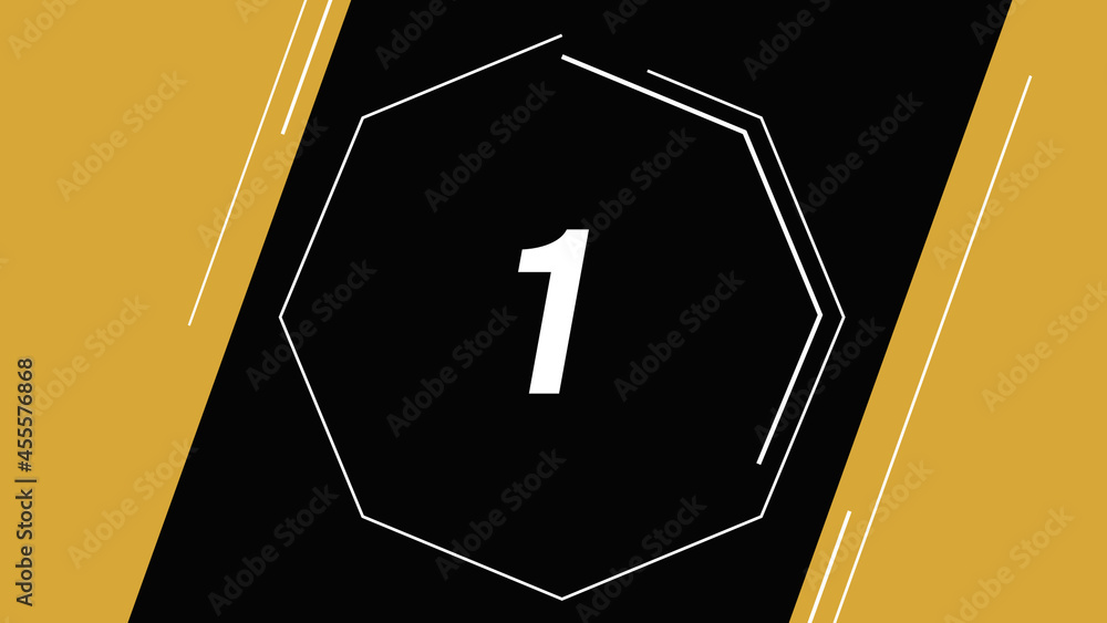 Cool Animated Sports Countdown Stock Template | Adobe Stock
