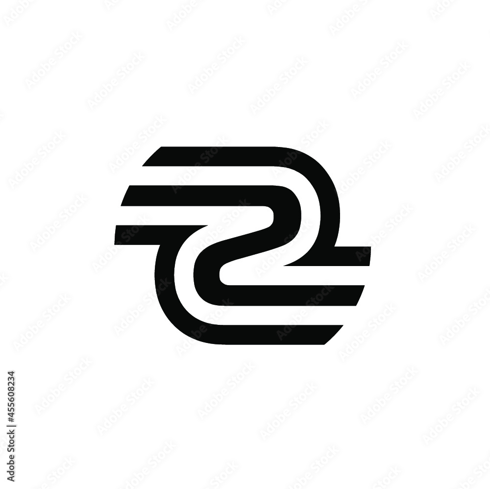 z line logo vector image Stock Vector | Adobe Stock