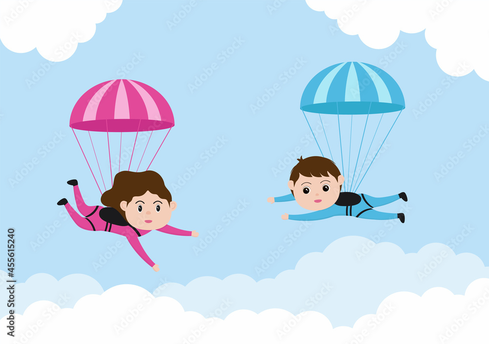 Skydive is a Type Sport of Outdoor Activity Recreation Using Parachute ...