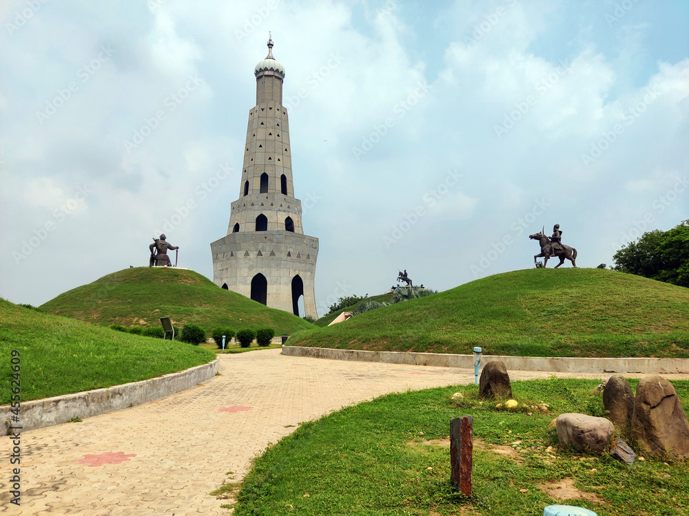 29 August, 2021.The Fateh Burj (victory tower)constructed in the memory ...