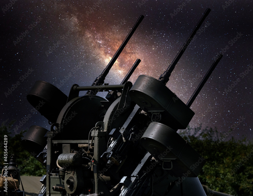 M-51 and M-45/M-55 Quadruple .50-caliber Machine Guns. The standard .50 ...