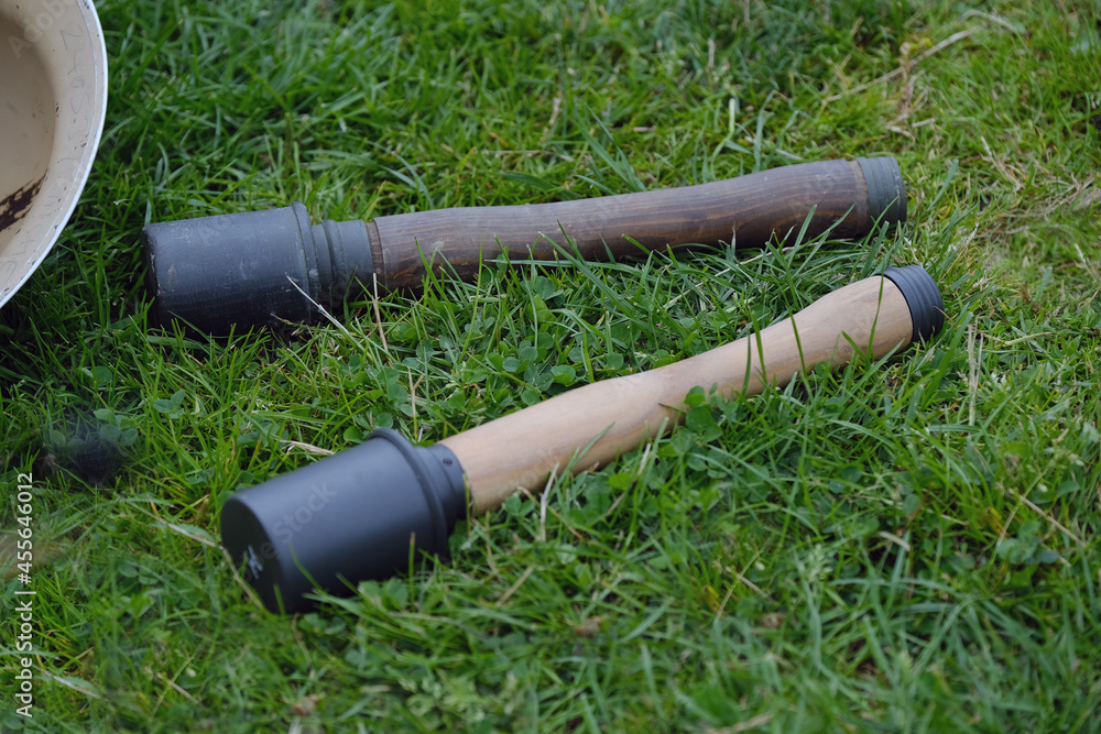 Plakat The Stielhandgranate was a German hand grenade distinguished by ...