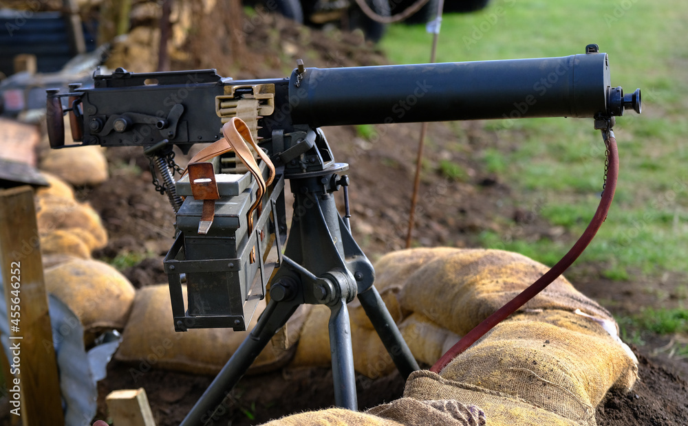The Vickers machine gun or Vickers gun is a name primarily used to ...