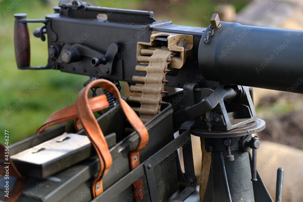 The Vickers machine gun or Vickers gun is a name primarily used to ...