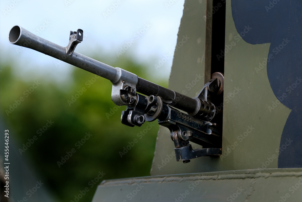 British Bren light machine gun. Many years in service and very accurate ...
