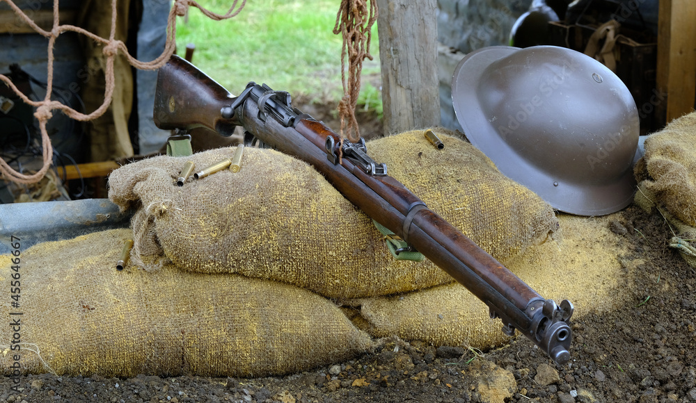 The Lee–Enfield is a bolt-action, magazine-fed repeating rifle that ...