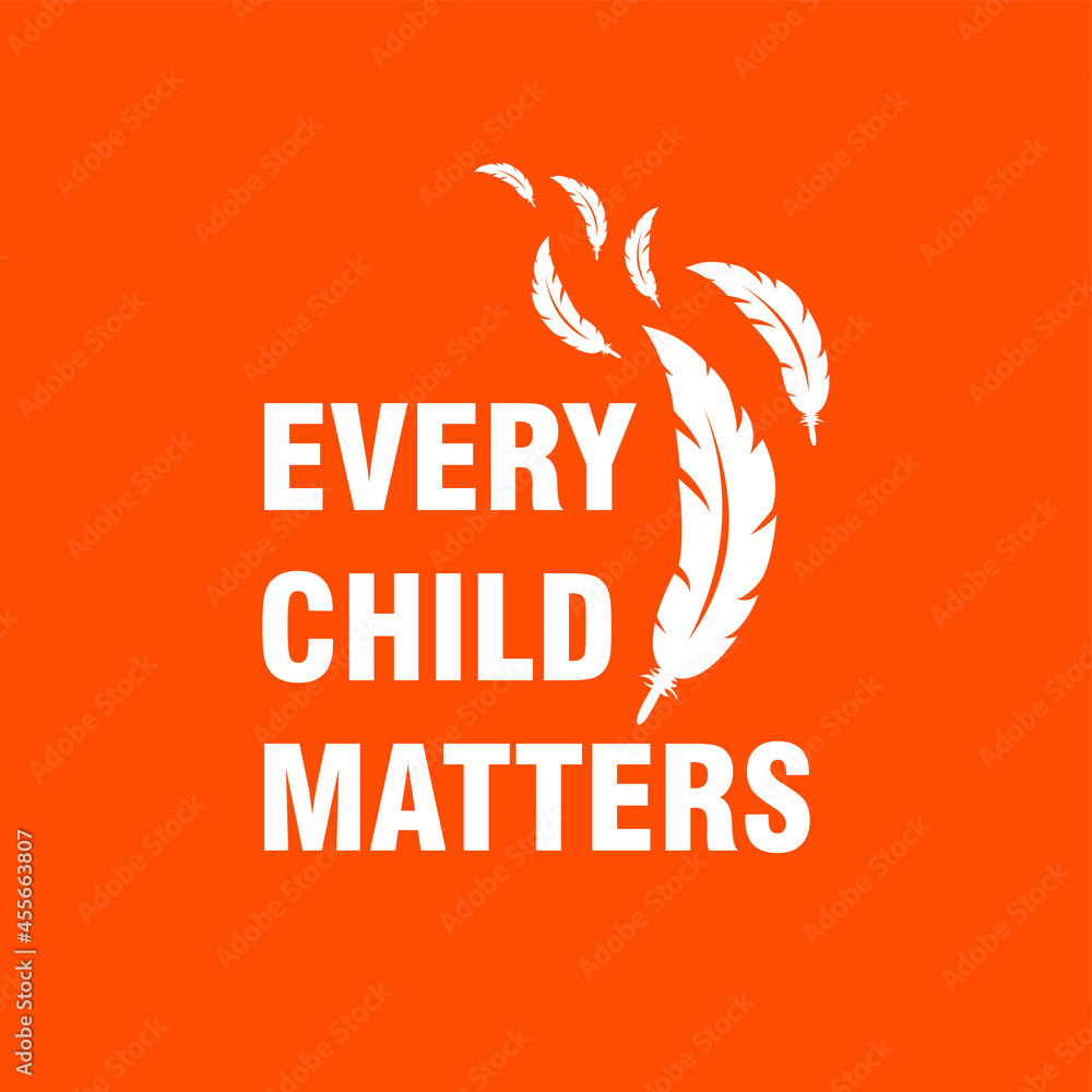 Every Child Matters Logo. Feather, Fur, or Quill Symbol. Vector ...